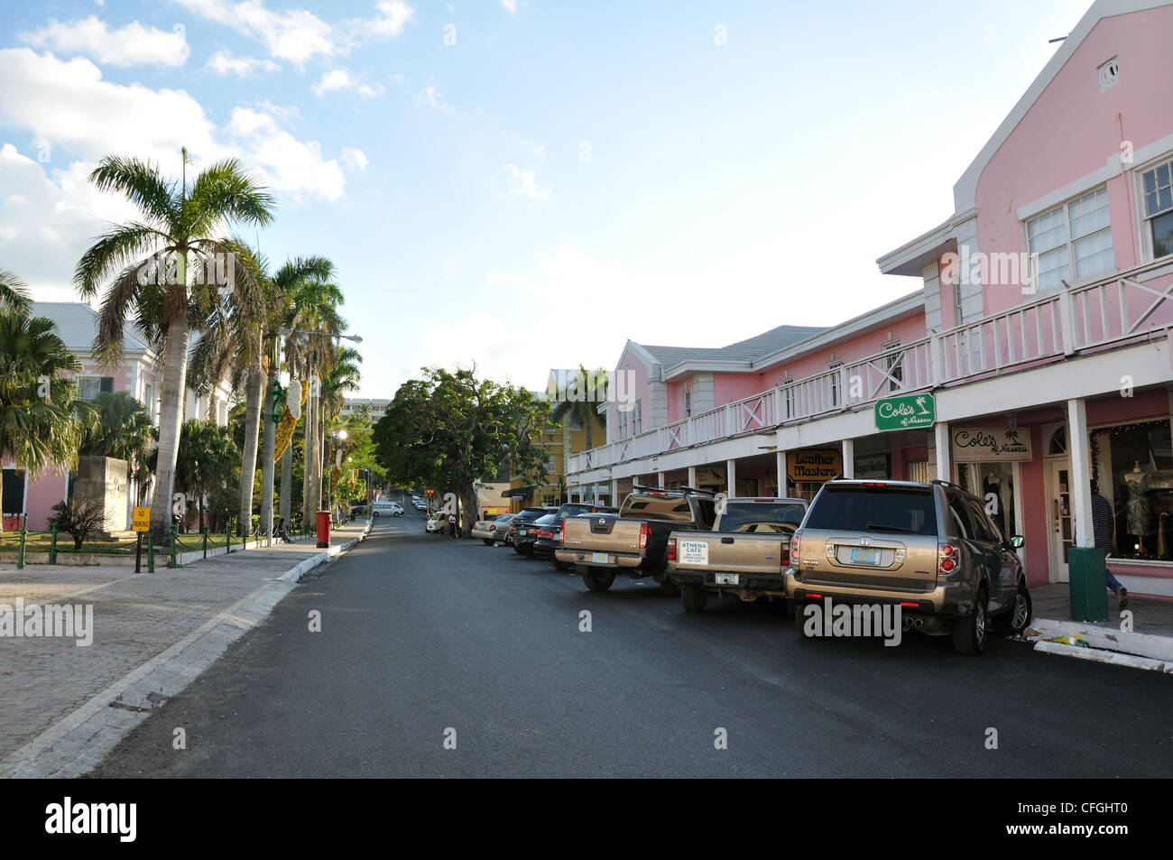 Street in Nassau, Bahamas Stock Photo - Alamy