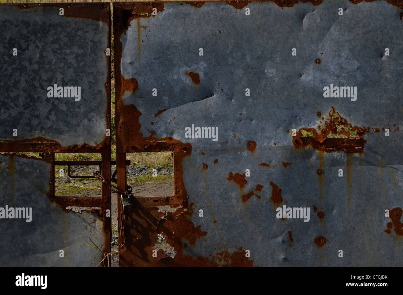 Galvanised Farm Gate High Resolution Stock Photography and Images - Alamy