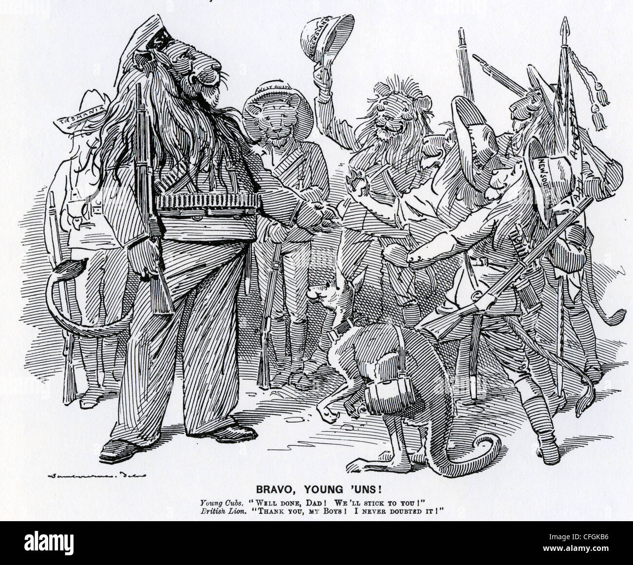 British empire cartoon hi-res stock photography and images - Alamy