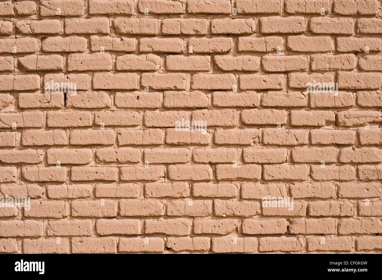 Old adobe brick wall in Lincoln, New Mexico Stock Photo - Alamy