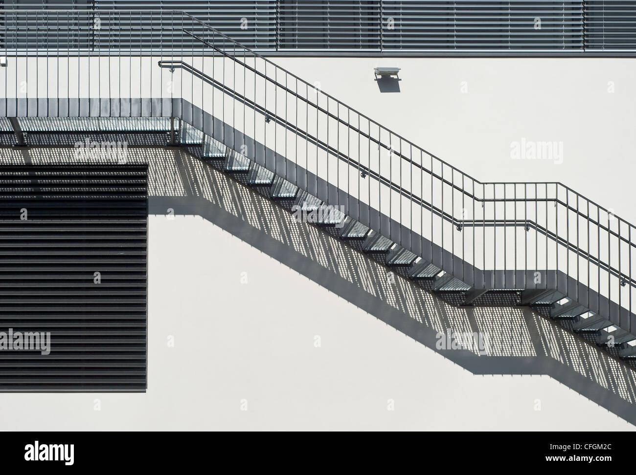 Metal Stairs as an Contemporary Architectural Element Stock Photo - Alamy
