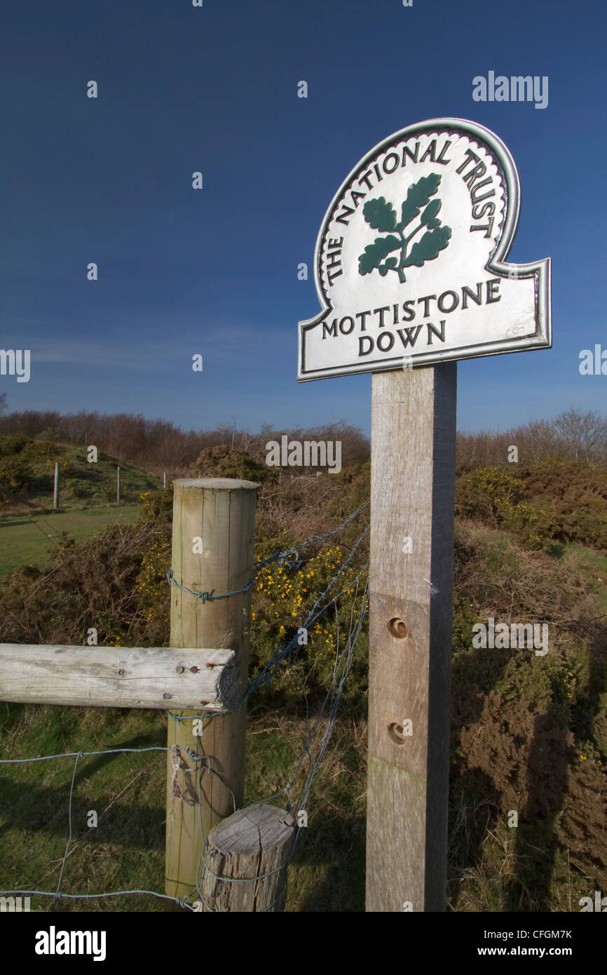 Mottistone Down, Isle of Wight Stock Photo - Alamy