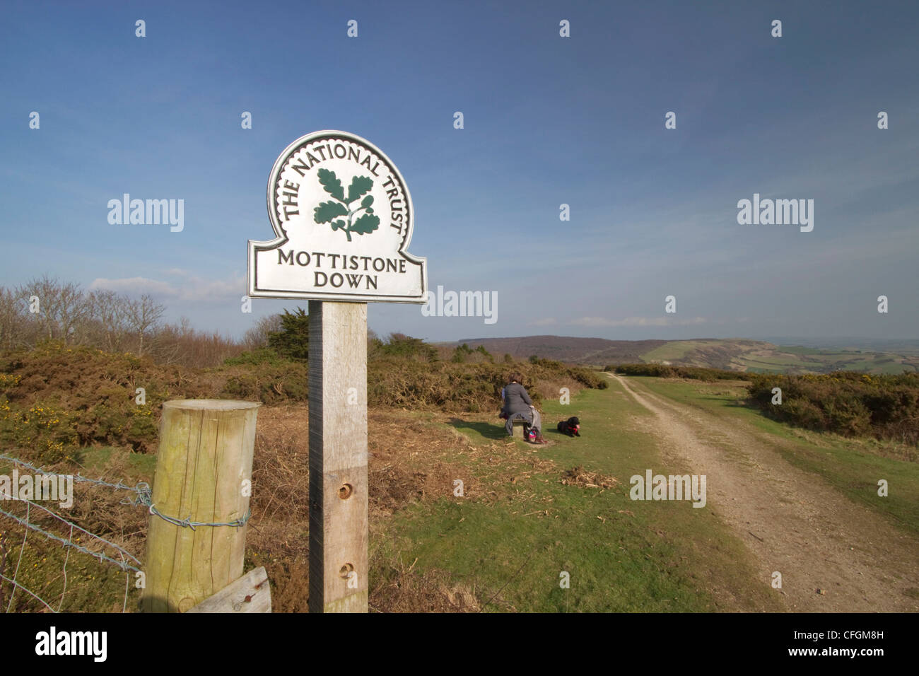 Mottistone down hi-res stock photography and images - Alamy