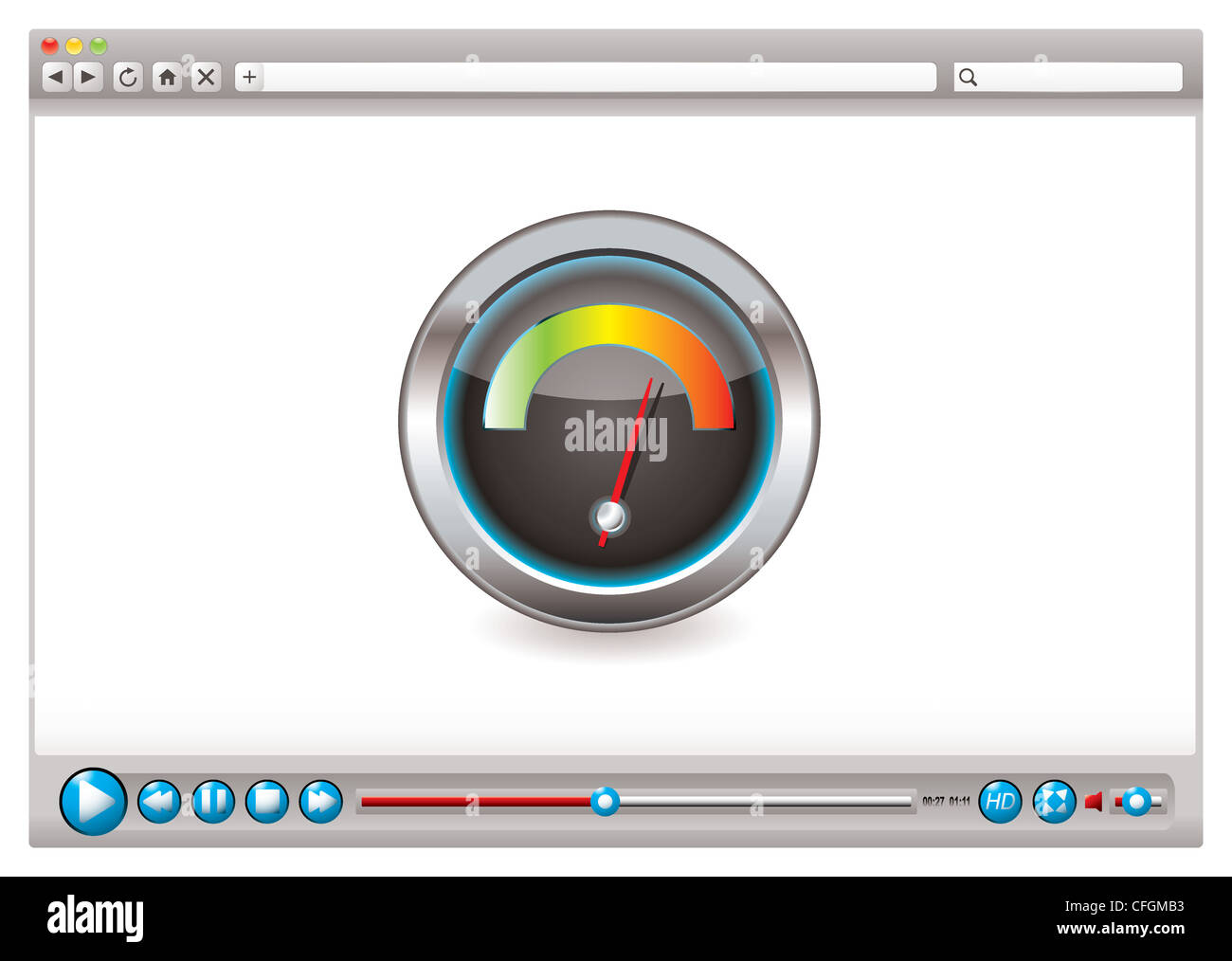 Online internet speed checker hi-res stock photography and images - Alamy