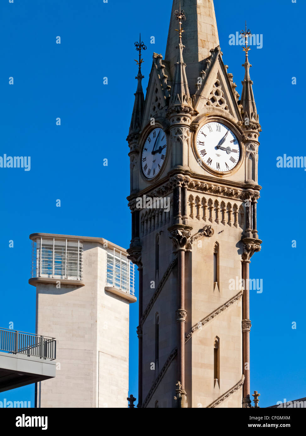 Haymarket memorial clock tower hi-res stock photography and images - Alamy
