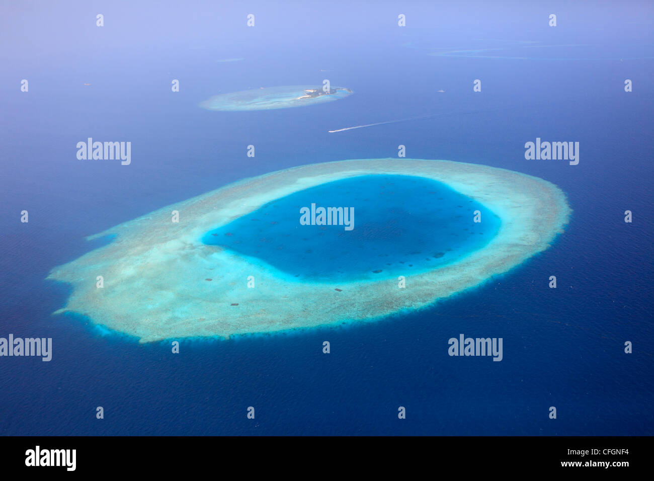Aerial view maldive islands High Resolution Stock Photography and ...