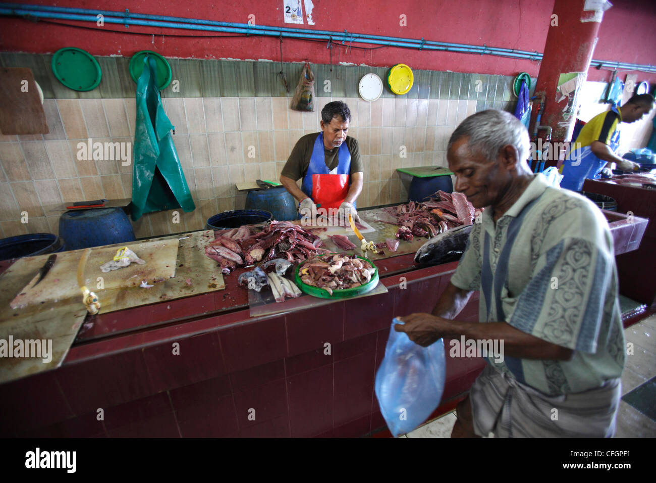 Malé maldives fish market hi-res stock photography and images - Alamy