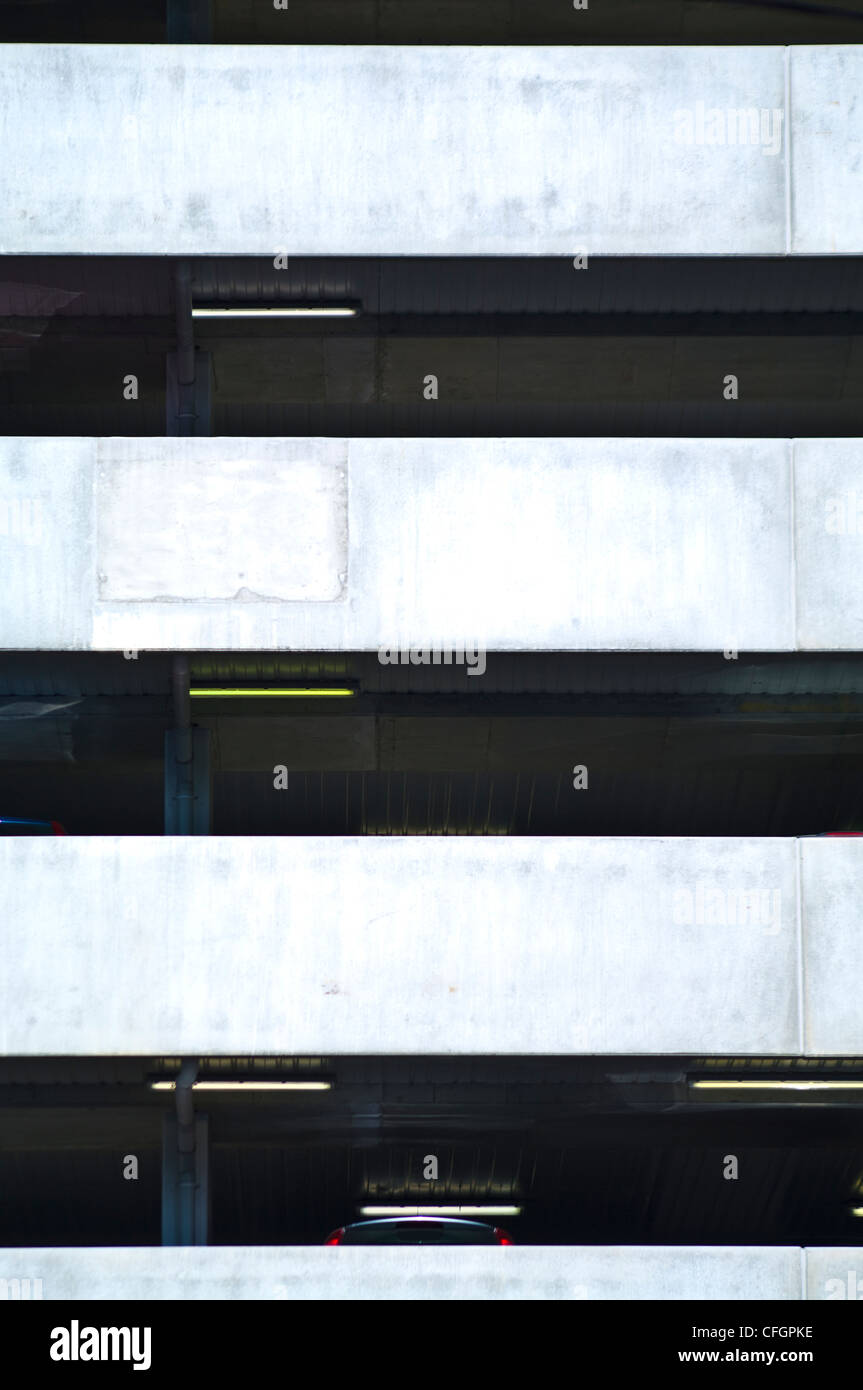 Concrete levels in an inner city high rise car park Stock Photo - Alamy