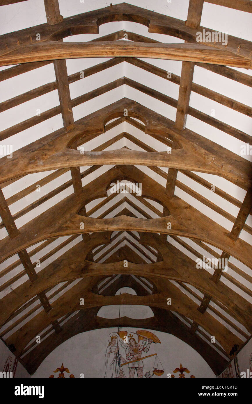 St Teilo's church built around 1100ad with 500yr old wall paintings ...