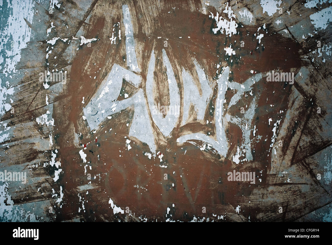 Brown graffiti hi-res stock photography and images - Alamy