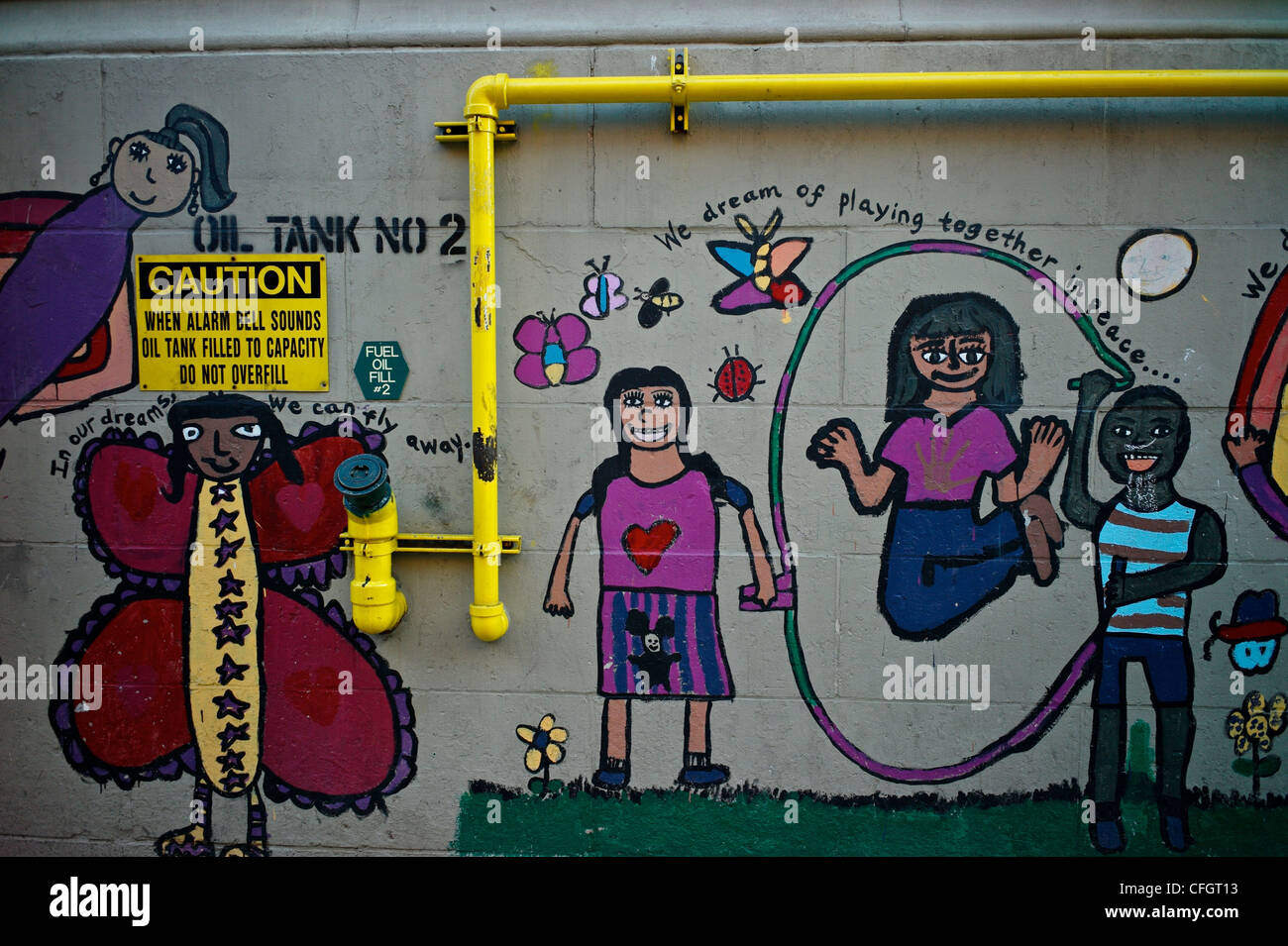 Childrens drawings on school hi-res stock photography and images - Alamy