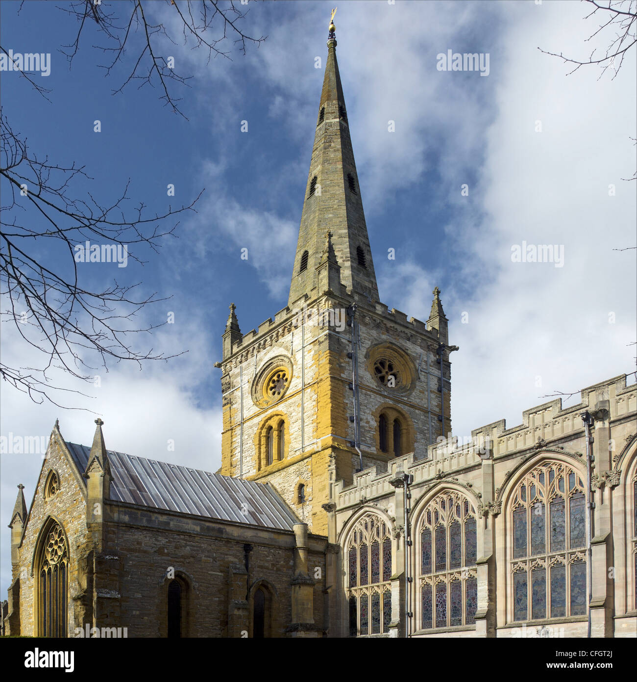 Shakespeares burial place holy trinity church stratford-upon-avon ...
