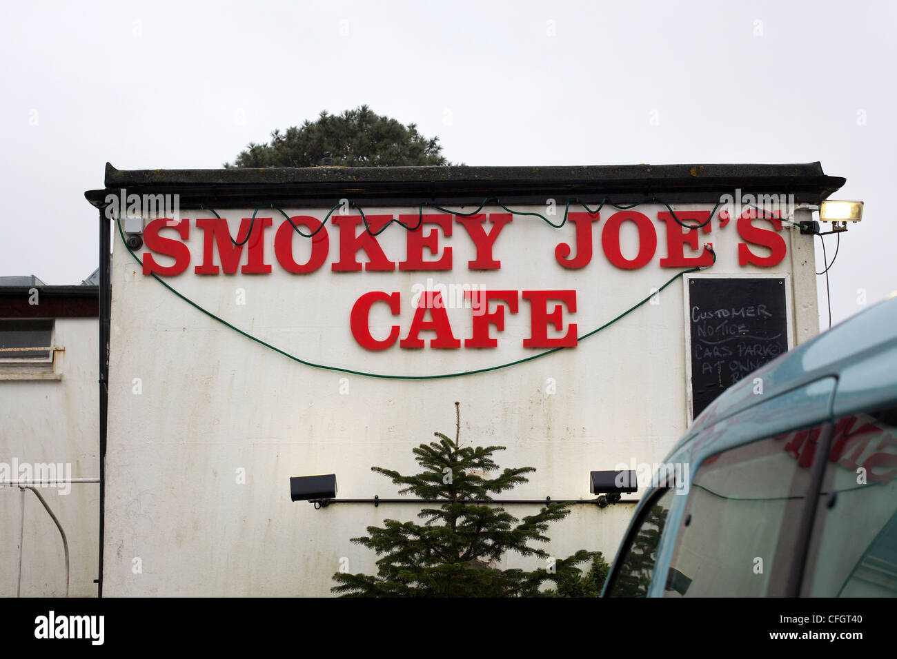 Smokey Joe's transport cafe, Blackwater, Cornwall Stock Photo - Alamy