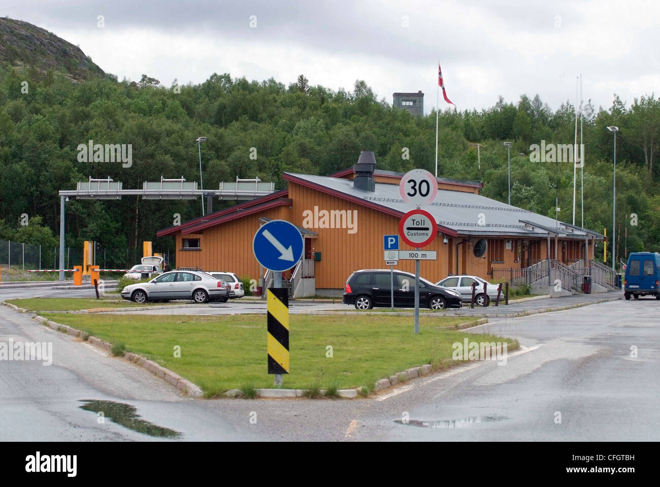 NORWAY Kirkenes the only Norwegian land crossing into Russia. THe ...