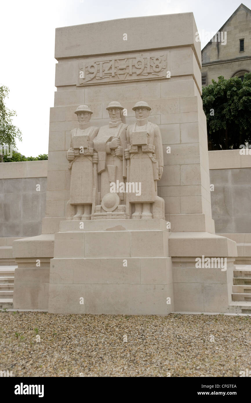 Soissons Memorial to the Missing commemorating British dead of the ...