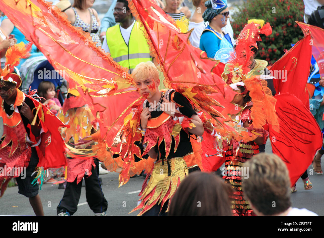 Swanage Carnival Procession 2011, Isle of Purbeck, Dorset, England ...