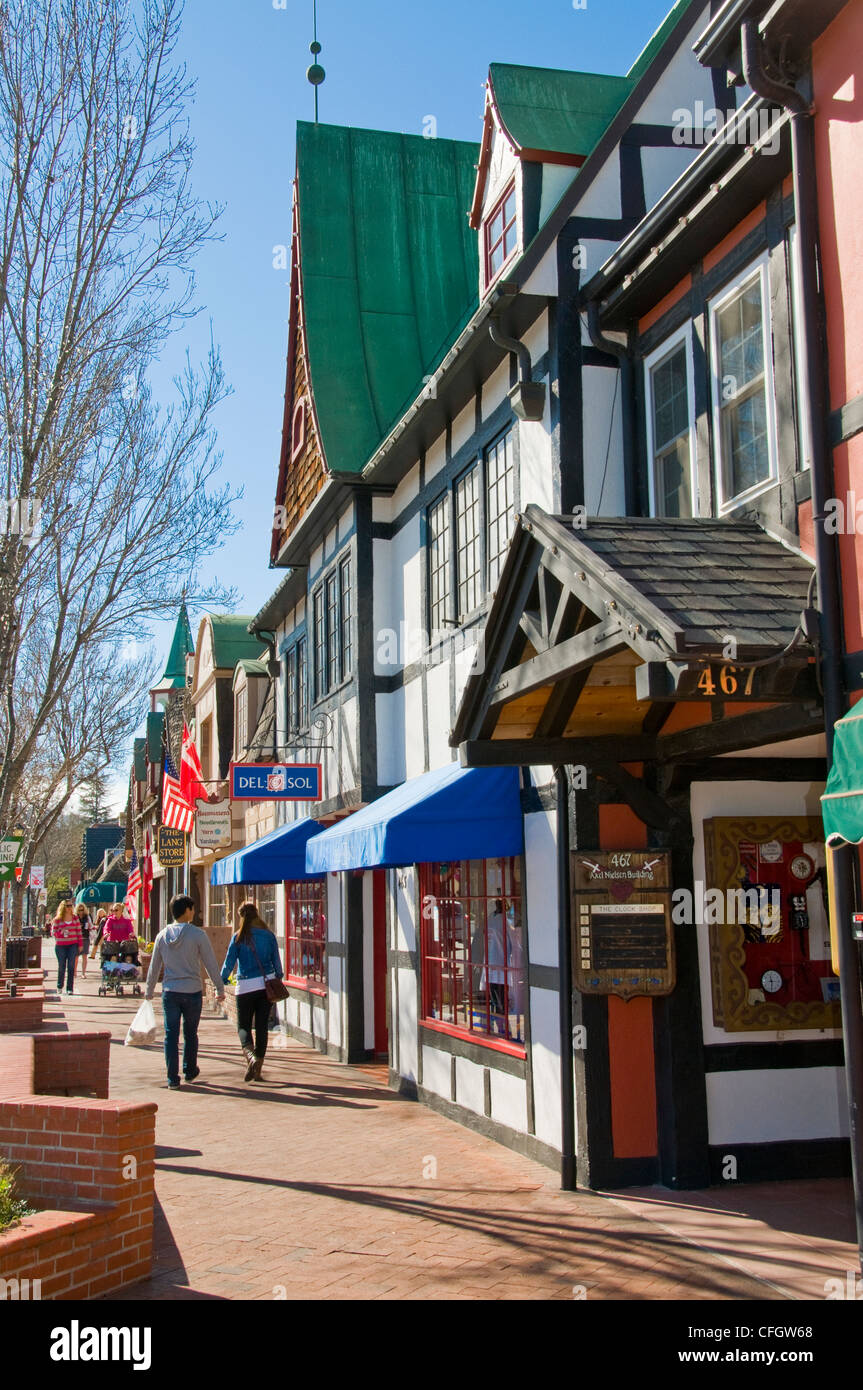 Solvang ca downtown hi-res stock photography and images - Alamy
