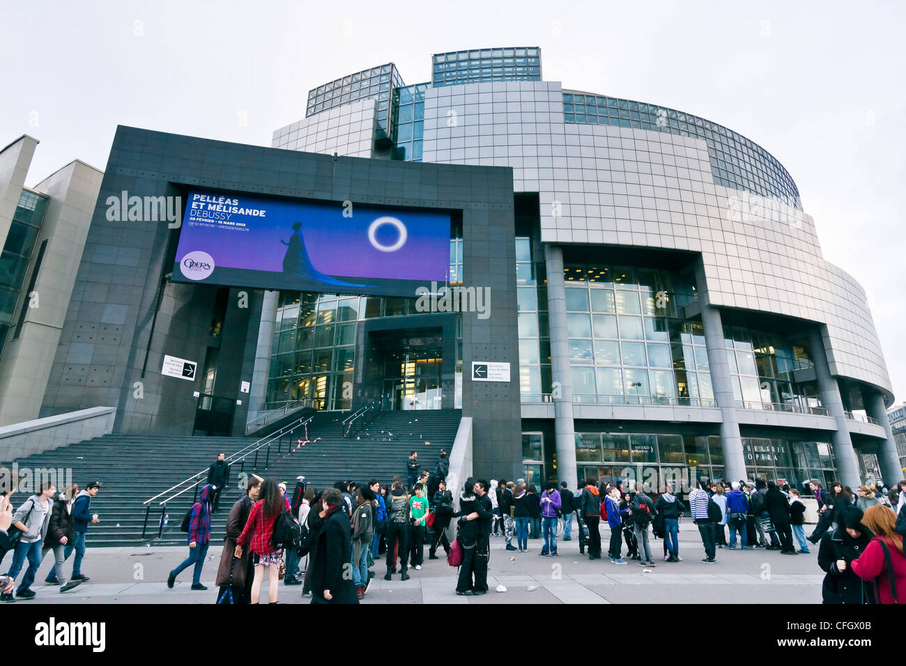 Bastille Opera House Paris France Stock Photo - Alamy