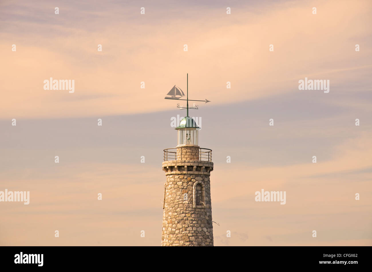 Top of a lighthouse Stock Photo - Alamy