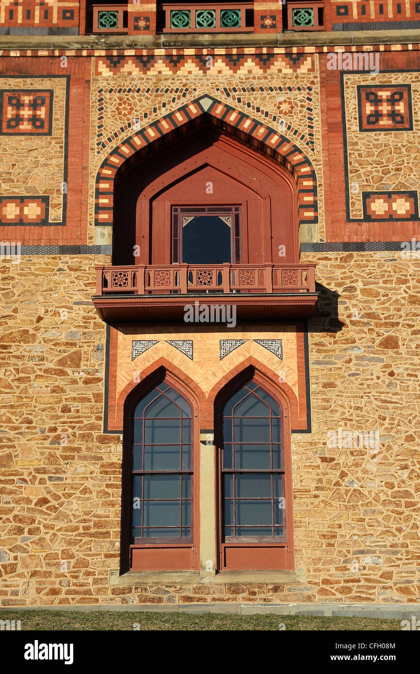 Detail of Olana, a Persian-style mansion in New York state's Hudson ...