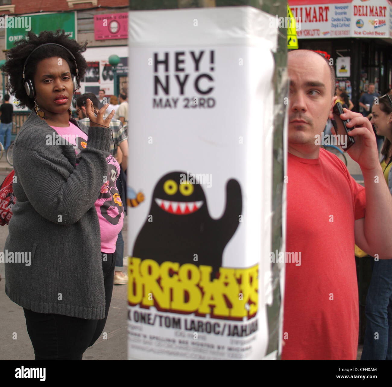 People on the street, Brooklyn, New York Stock Photo - Alamy