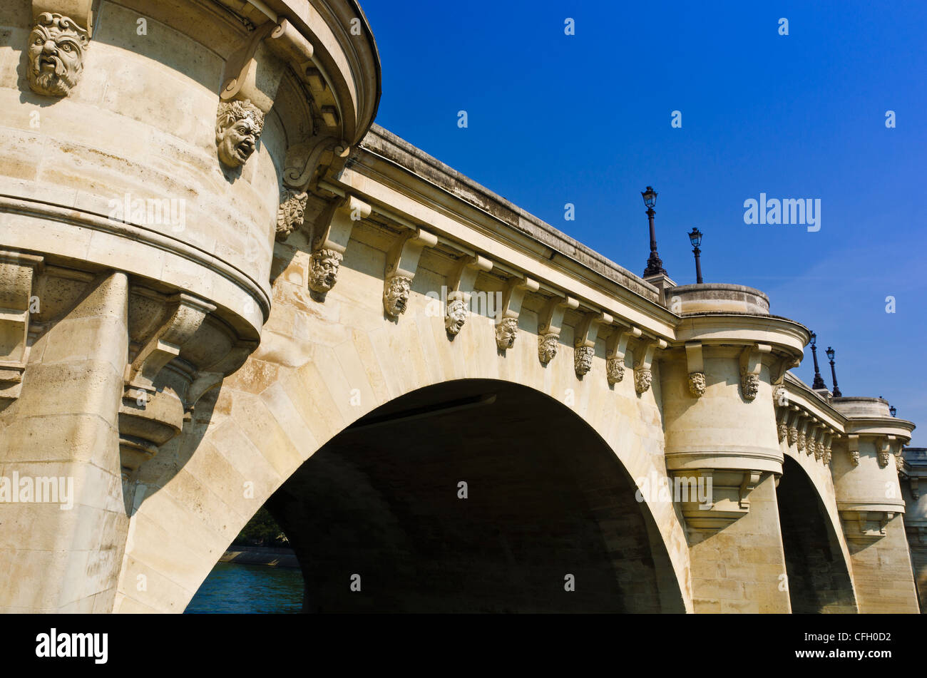 Pont Neuf (the New Bridge) and the Seine River, Paris, France Stock ...