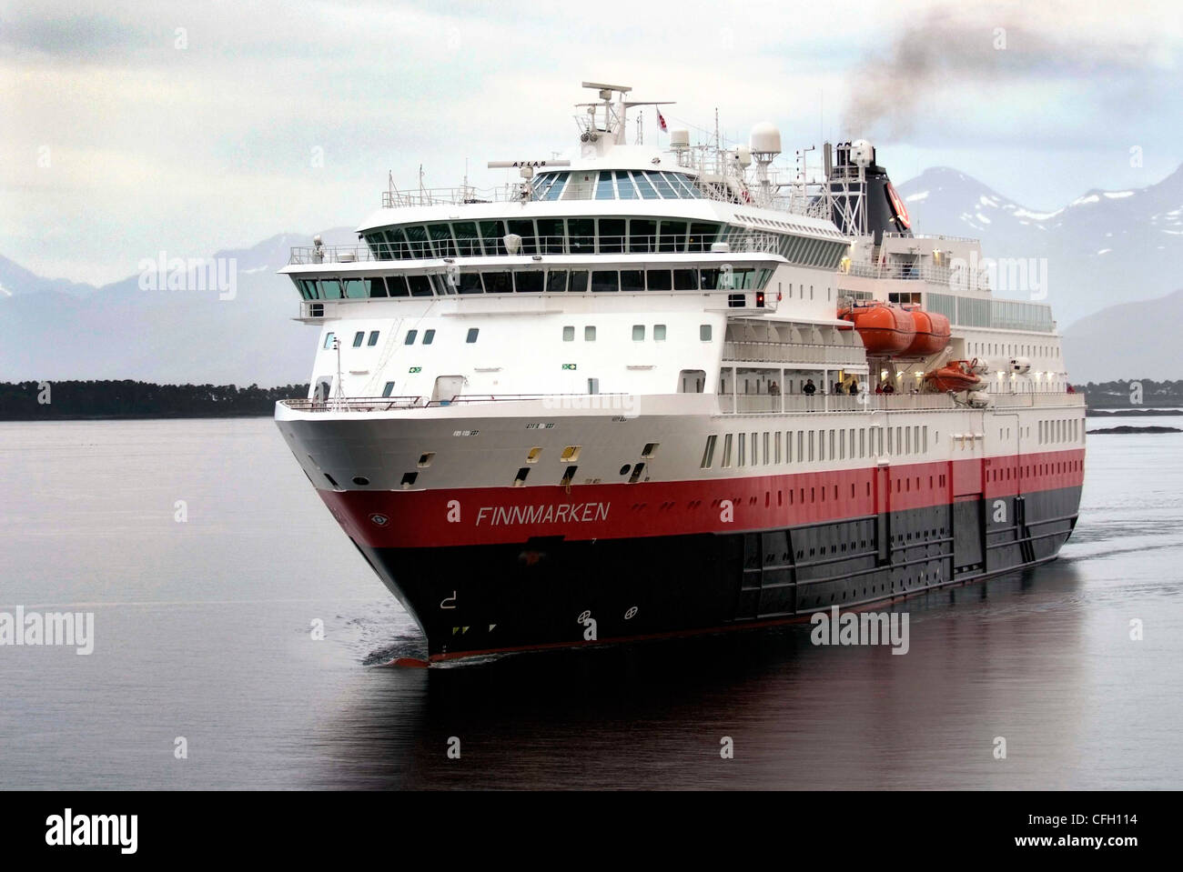 NORWAY Molde The Molde Panorama - Hurtigruten coastal express ship ...
