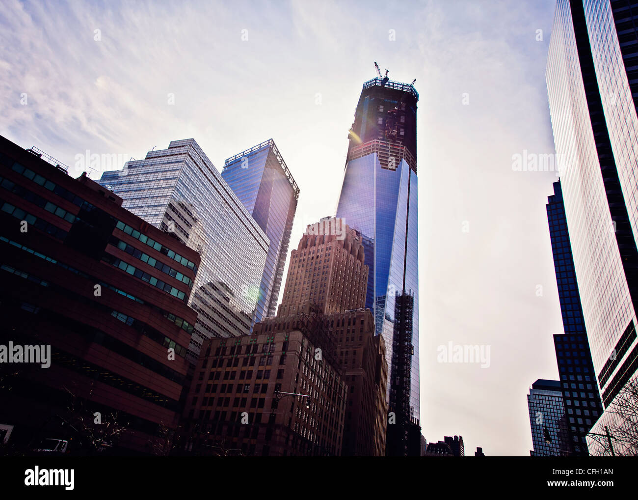 Rising Up, Freedom Tower, New York City Stock Photo - Alamy