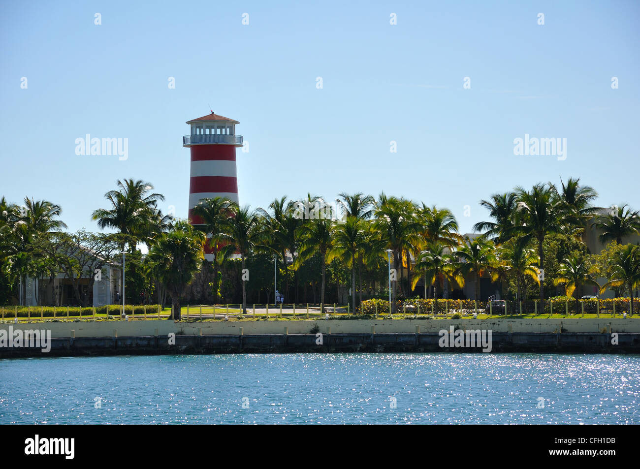 Lighthouse, Freeport, Bahamas Stock Photo - Alamy