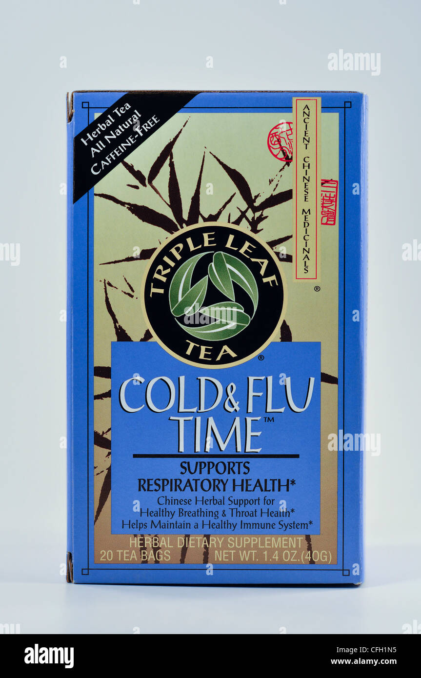Cold & flu tea Stock Photo - Alamy