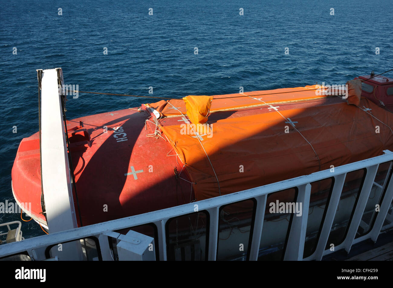 Life saving boat hi-res stock photography and images - Alamy