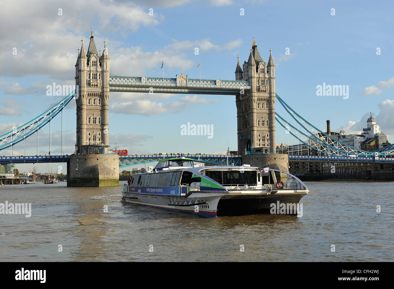 Thames Clipper Boat Tower Bridge High Resolution Stock Photography and ...