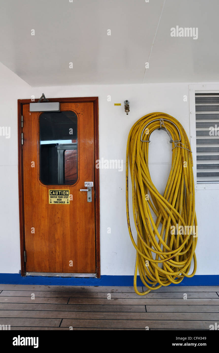 Cruise ship door Stock Photo - Alamy