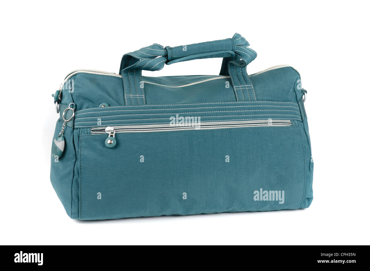 travel bag on a white background Stock Photo - Alamy