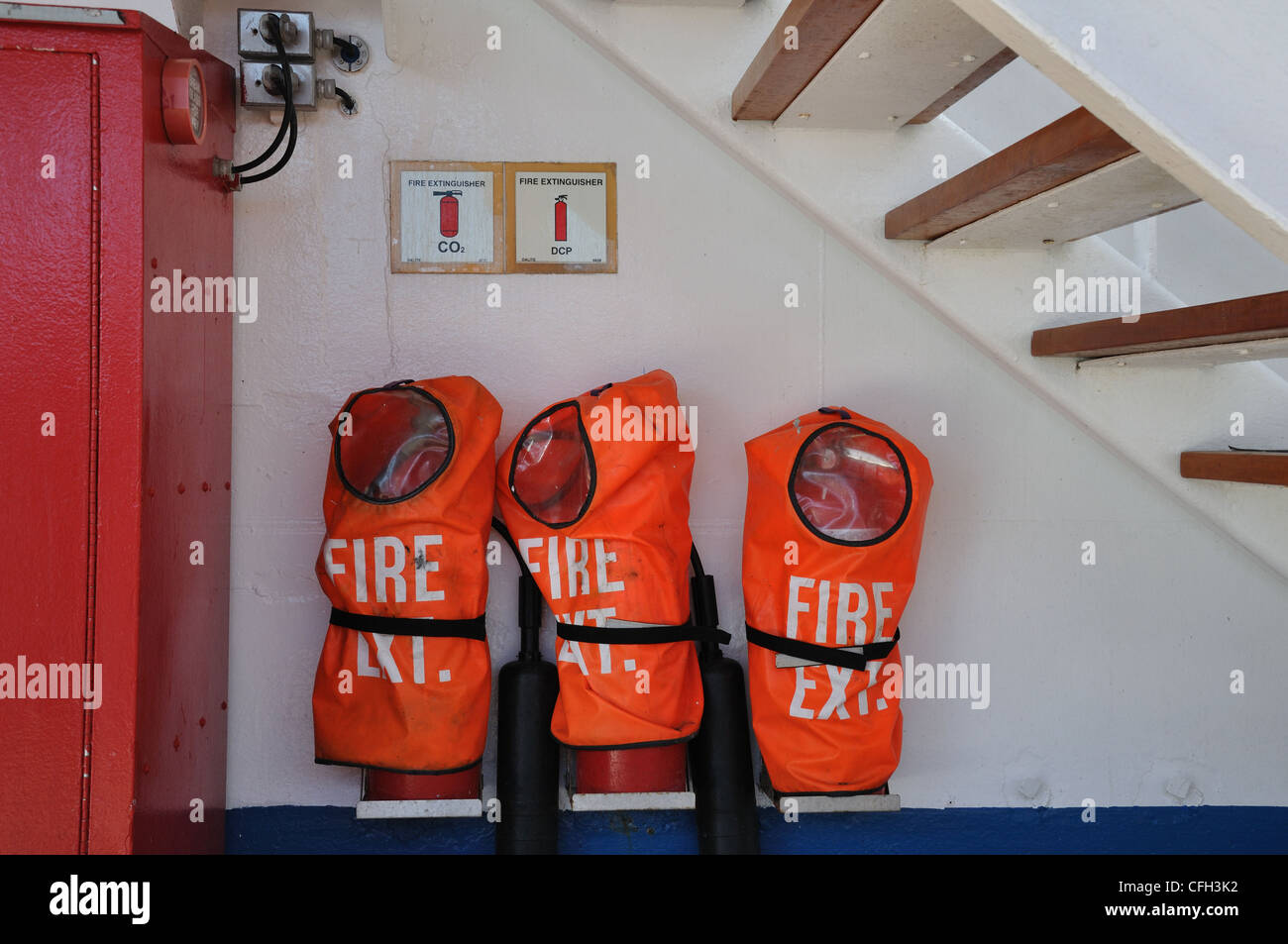 Ship fire extinguisher hi-res stock photography and images - Alamy