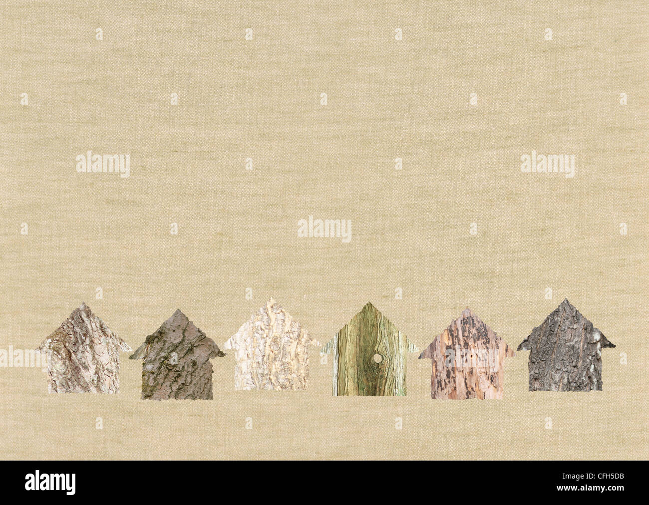 Image of natural houses Stock Photo - Alamy