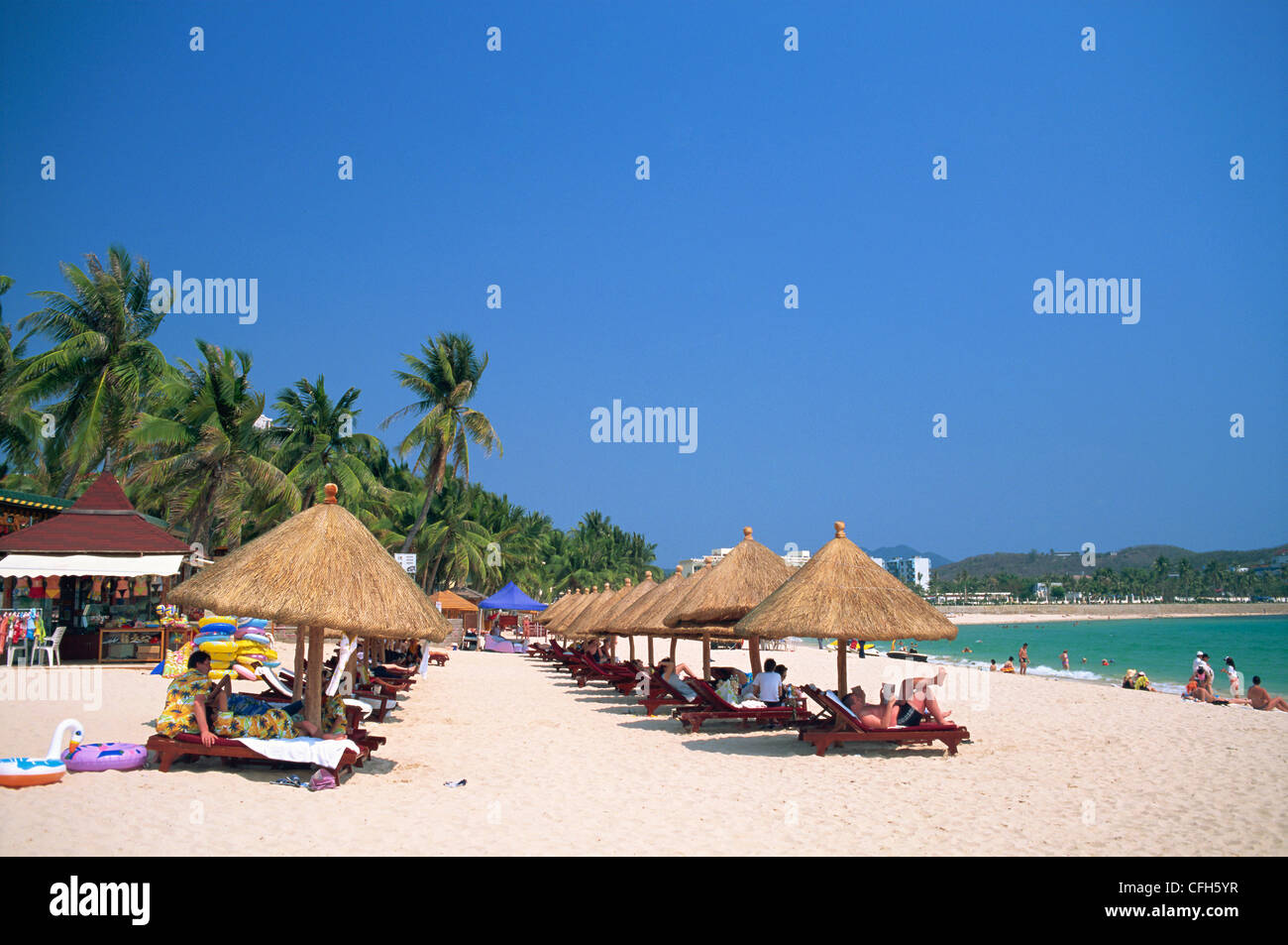 China, Hainan Island, Sanya, Dadonghai Beach Stock Photo - Alamy