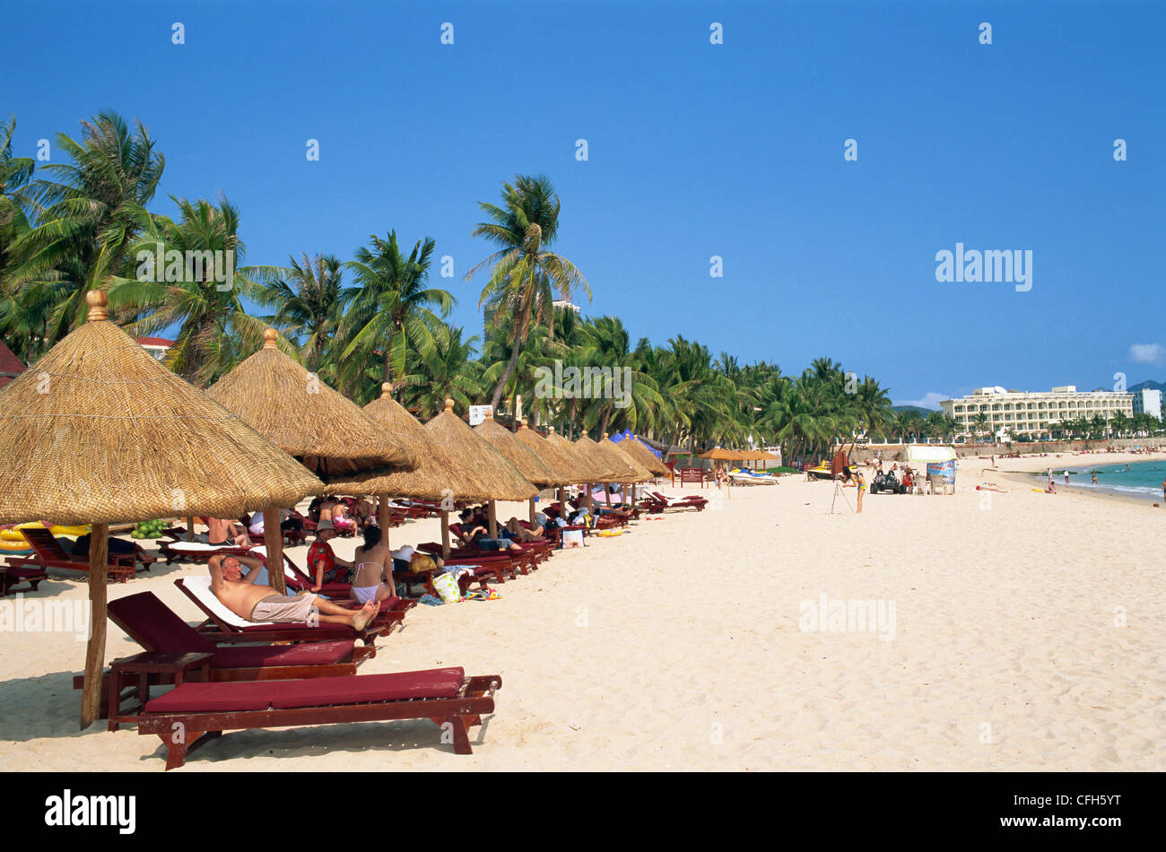 China, Hainan Island, Sanya, Dadonghai Beach Stock Photo - Alamy
