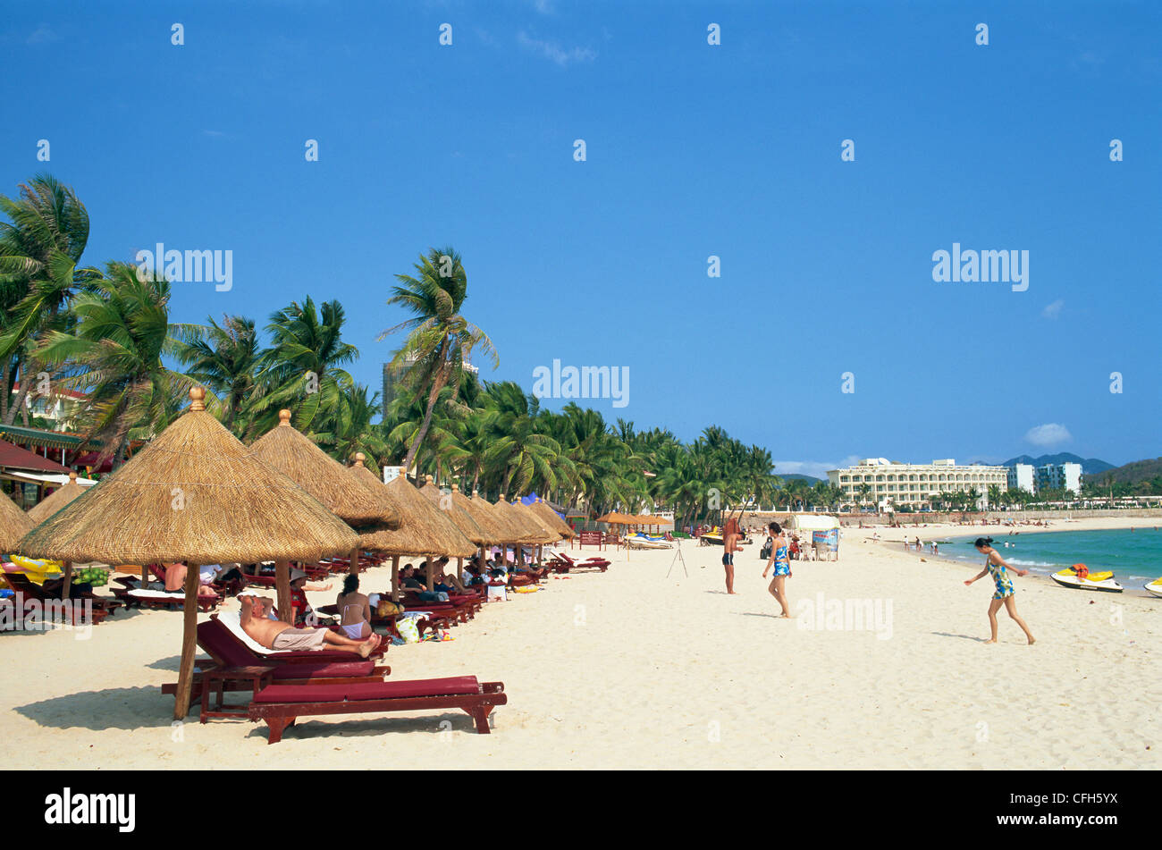 China, Hainan Island, Sanya, Dadonghai Beach Stock Photo - Alamy