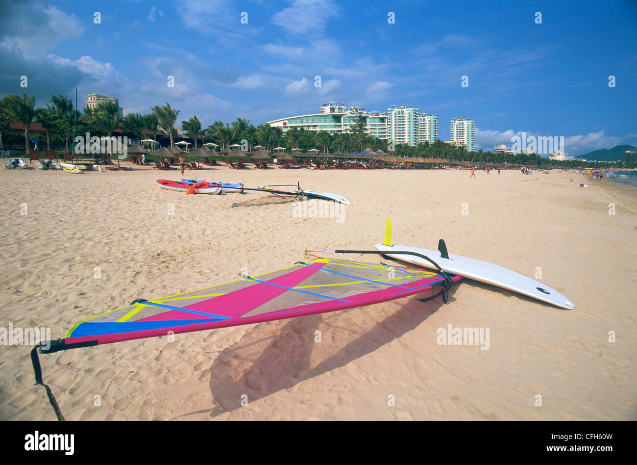 China, Hainan Island, Sanya, Dadonghai Beach Stock Photo - Alamy