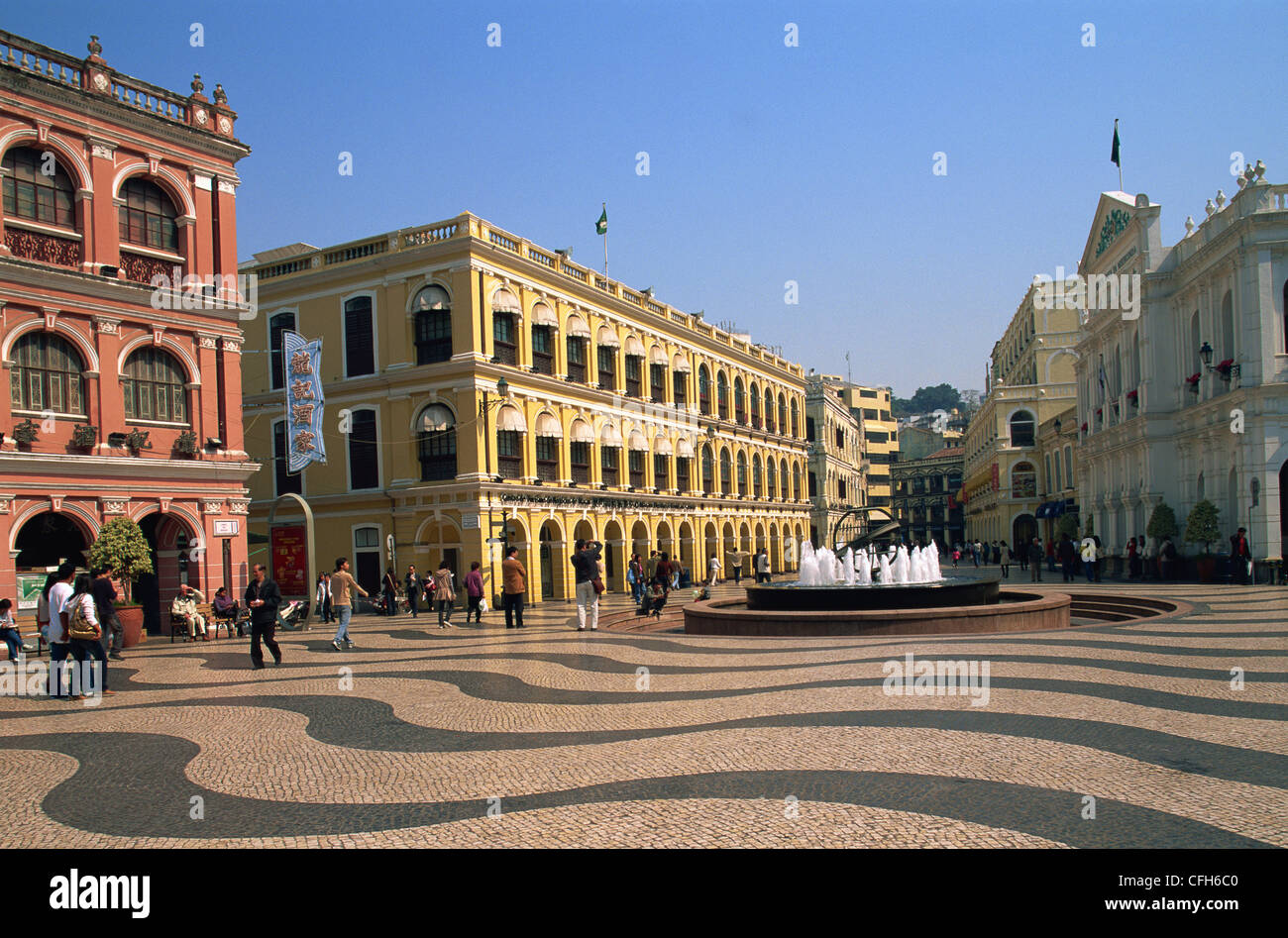 Macau square pavement hi-res stock photography and images - Alamy