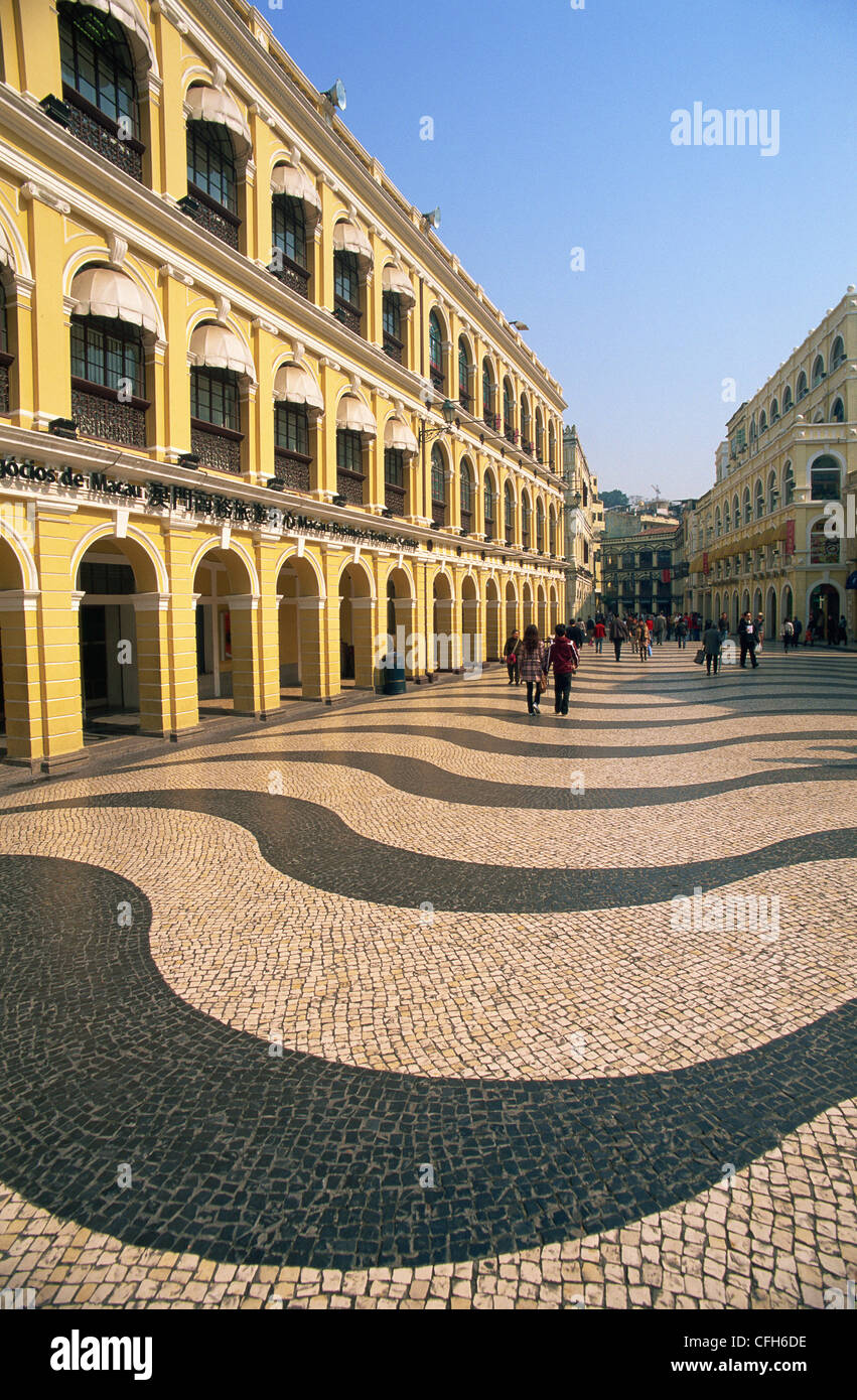 China, Macau, Senado Square Stock Photo - Alamy