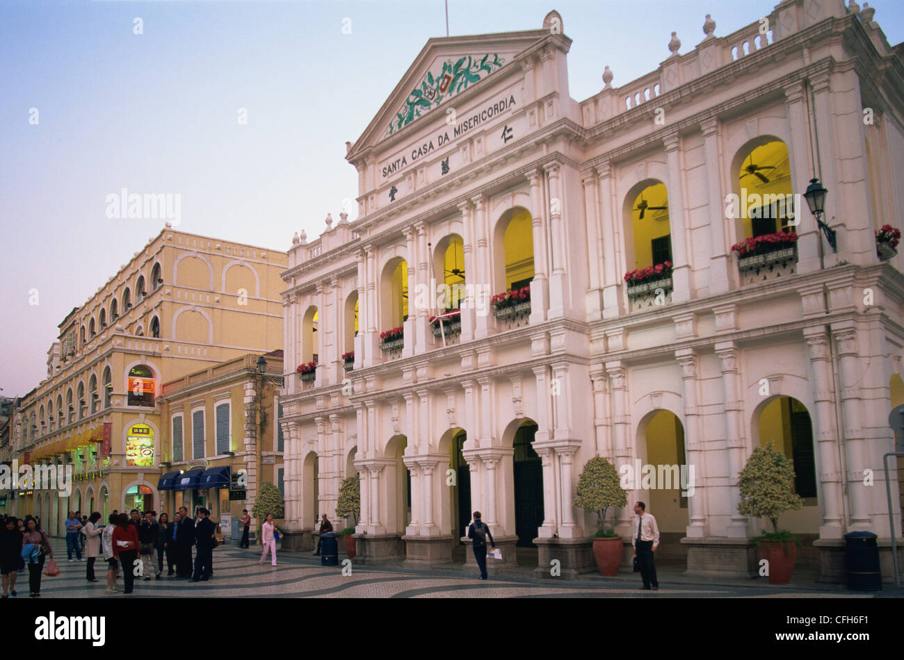 China,Macau,Senado Square,Santa Casa de Misericordia Holy House of ...