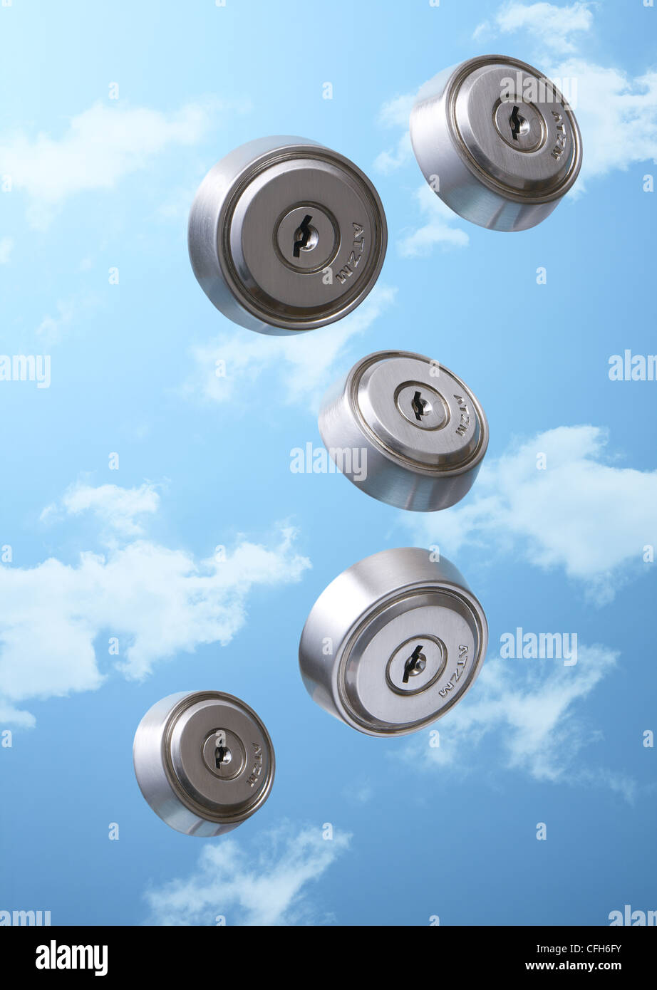 Lots of key holes Stock Photo - Alamy