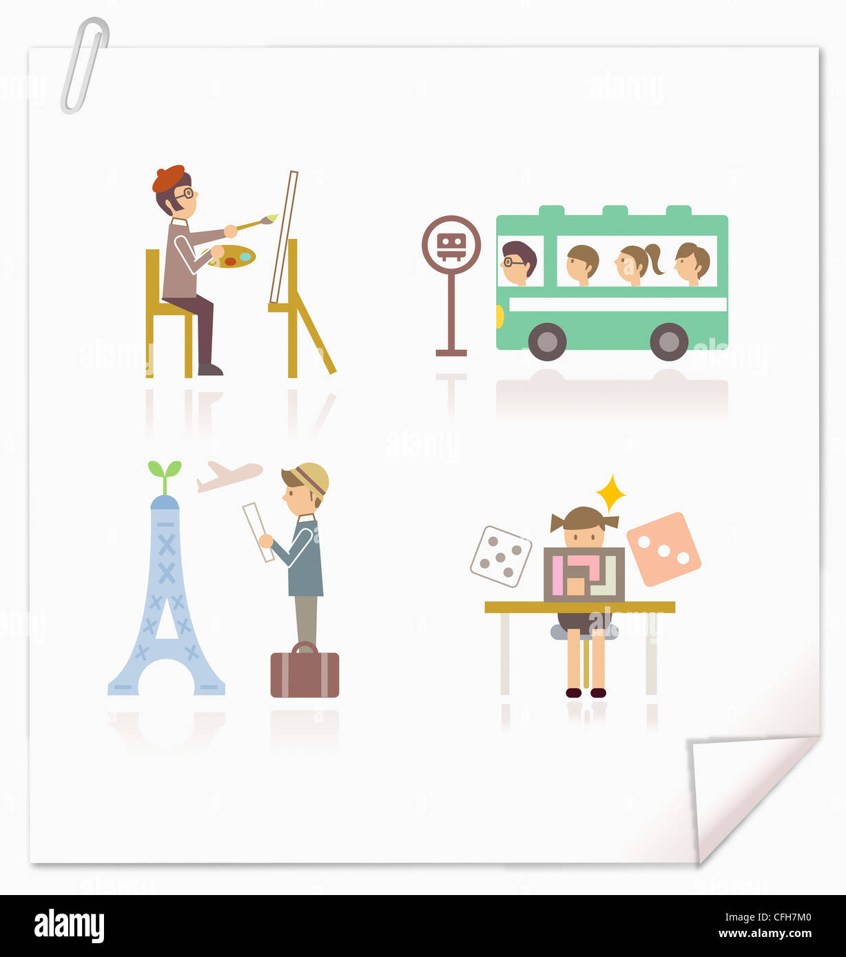 The various business related image Stock Photo - Alamy