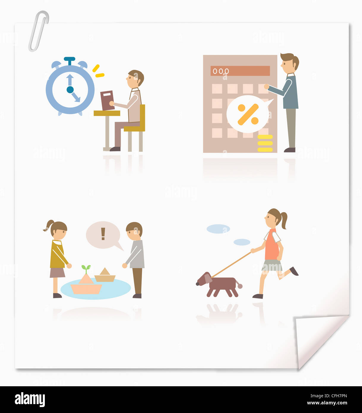 The various business related image Stock Photo - Alamy