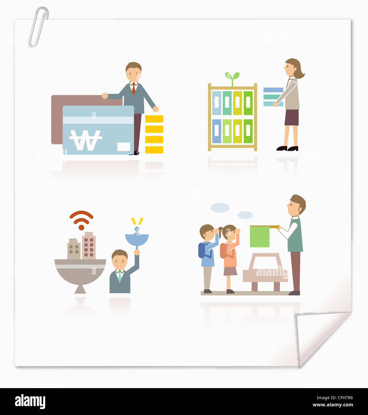 The various business related image Stock Photo - Alamy