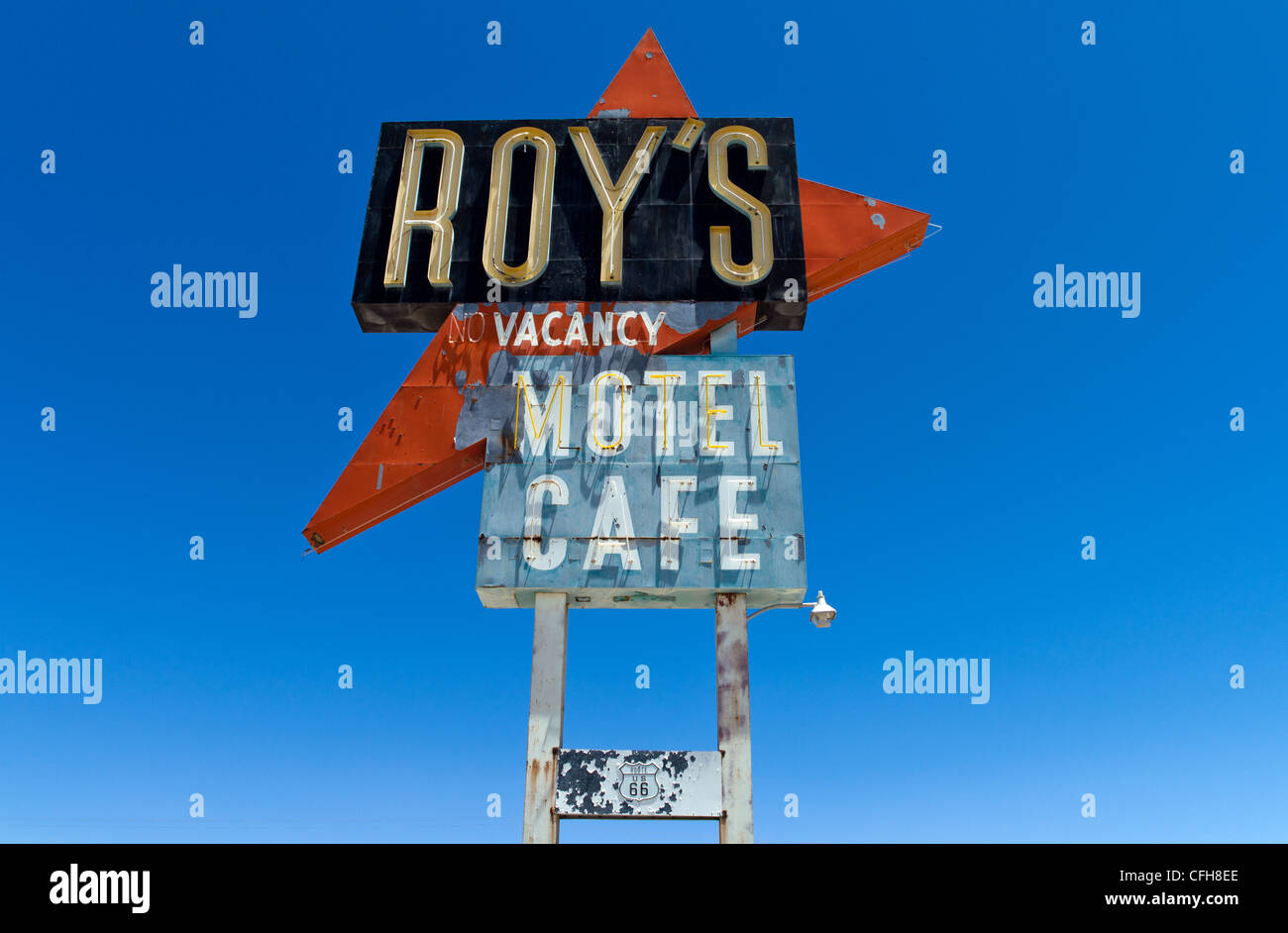 Roys motel cafe route 66 hi-res stock photography and images - Alamy