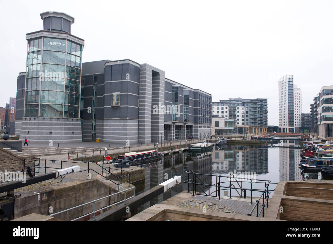 Royal Armouries building and Clarence dock, Leeds Stock Photo - Alamy