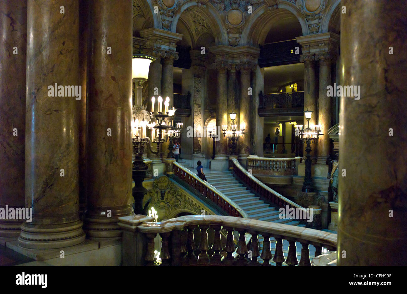 Opera garnier paris stairs hi-res stock photography and images - Alamy
